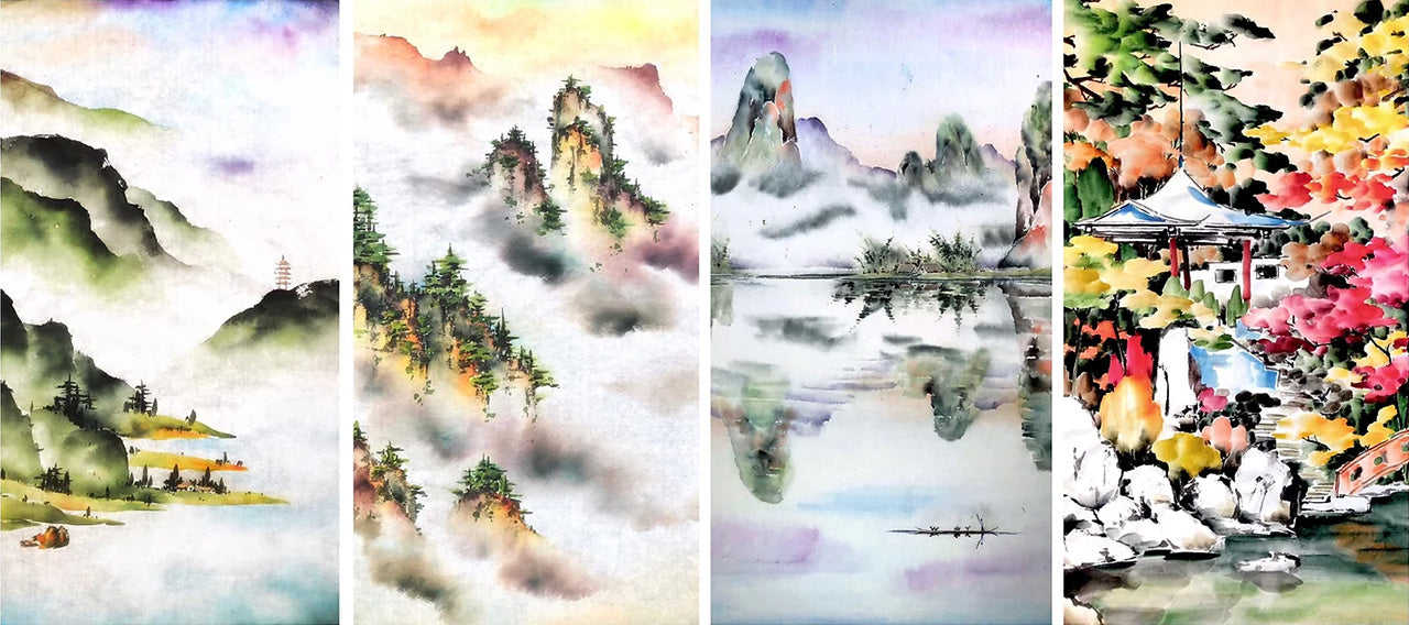 Explore Chinese Landscape Painting with Mayee - Class Series in August